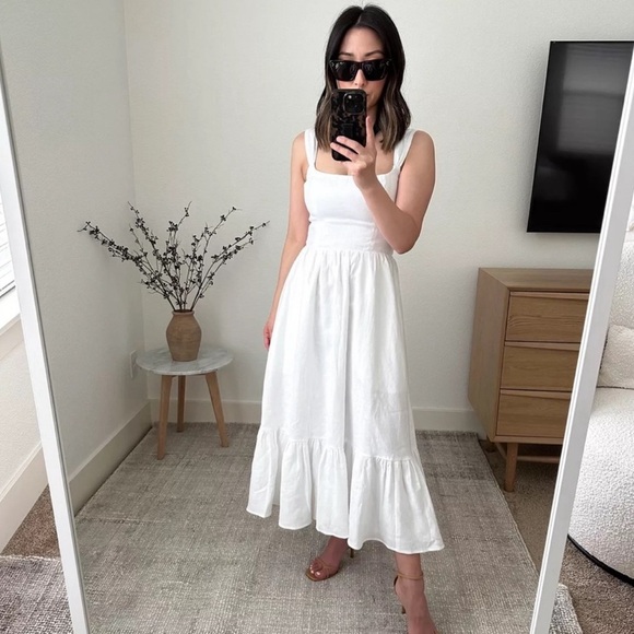 Reformation | Dresses | Reformation Bucatini Linen Dress | Poshmark